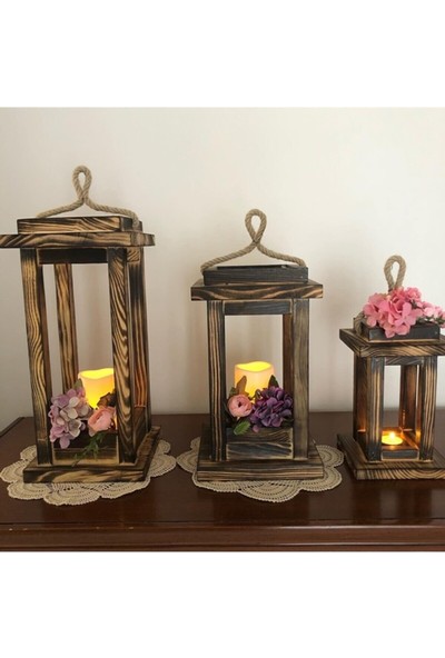 Adissa Gemici Feneri 3'lü Set Mumluk