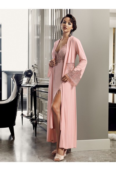 Perin 200 Altılı Penye Gecelik - Sabahlık Takımı Perin 200 Altılı Penye Gecelik - Sabahlık Takımı