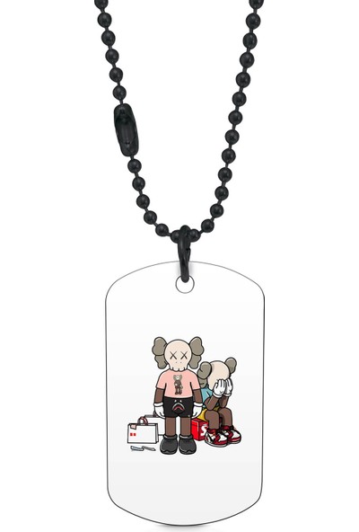 Hero Tasarım Sam Siyah Renk Künye / Kolye DFT219