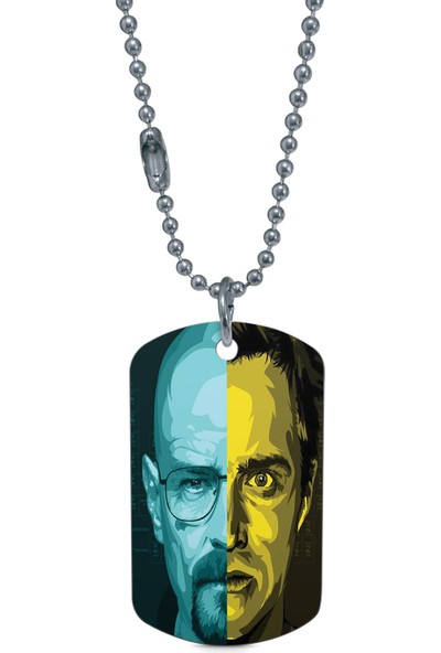 Hero Tasarım Breaking Bad Gümüş Renk Künye / Kolye DFT4803