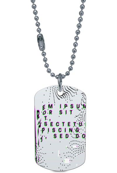 Hero Tasarım Marjinal Gümüş Renk Künye / Kolye DFT684 Hero Tasarım Marjinal Gümüş Renk Künye / Kolye DFT684