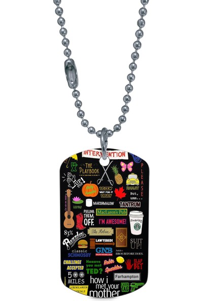 Hero Tasarım Intervention Gümüş Renk Künye / Kolye DFT4348