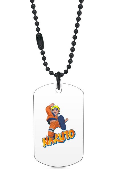 Hero Tasarım Naruto Siyah Renk Künye / Kolye DFT445 Hero Tasarım Naruto Siyah Renk Künye / Kolye DFT445
