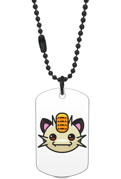 Hero Tasarım Kedi Siyah Renk Künye / Kolye DFT1109 Hero Tasarım Kedi Siyah Renk Künye / Kolye DFT1109