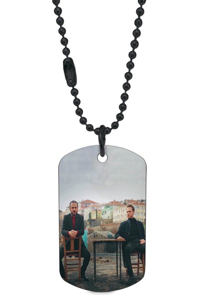 Hero Tasarım Çukur Siyah Renk Künye / Kolye DFT2638