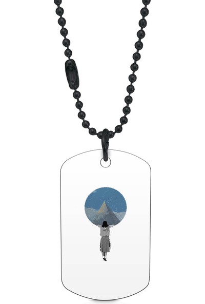 Hero Tasarım Pencere Siyah Renk Künye / Kolye DFT289 Hero Tasarım Pencere Siyah Renk Künye / Kolye DFT289