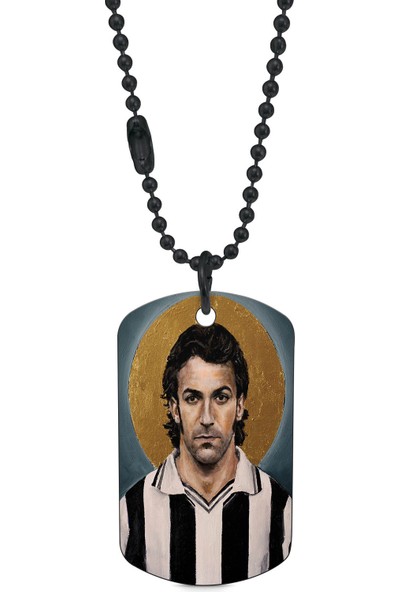 Hero Tasarım Delpiero Siyah Renk Künye / Kolye DFT4543