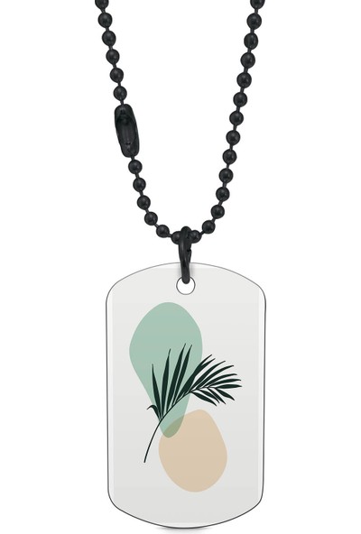 Hero Tasarım Doğa Siyah Renk Künye / Kolye DFT636