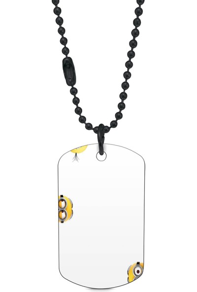 Hero Tasarım Minyonlar Siyah Renk Künye / Kolye DFT4220