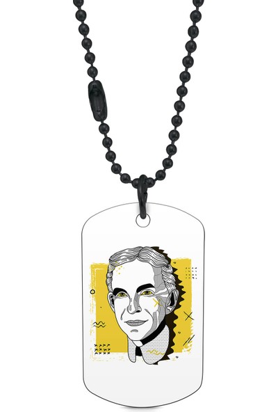 Hero Tasarım Henry Ford Siyah Renk Künye / Kolye DFT911