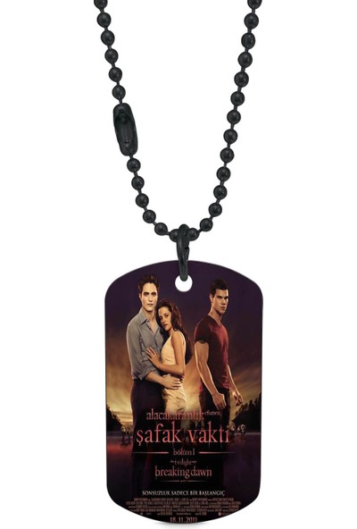 Hero Tasarım Alacakaranlık Siyah Renk Künye / Kolye DFT2503 Hero Tasarım Alacakaranlık Siyah Renk Künye / Kolye DFT2503