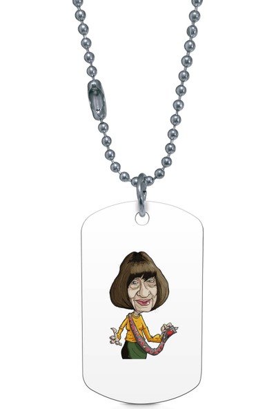 Hero Tasarım Domates Güzeli Gümüş Renk Künye / Kolye DFT160 Hero Tasarım Domates Güzeli Gümüş Renk Künye / Kolye DFT160