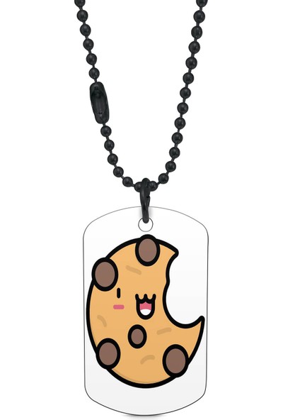 Hero Tasarım Bisküvi Siyah Renk Künye / Kolye DFT2923