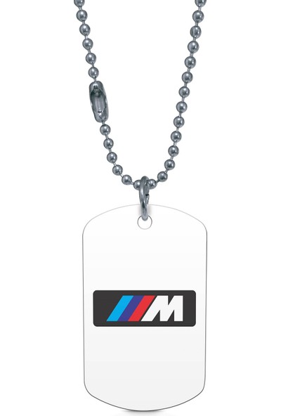 Hero Tasarım Bmw M Serisi Gümüş Renk Künye / Kolye DFT407 Hero Tasarım Bmw M Serisi Gümüş Renk Künye / Kolye DFT407