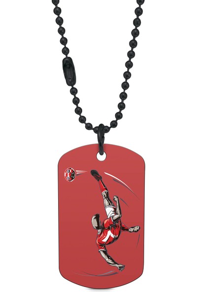 Hero Tasarım Vole Siyah Renk Künye / Kolye DFT4443