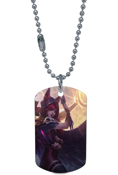 Hero Tasarım Adc Lol Gümüş Renk Künye / Kolye DFT3213