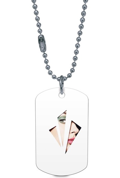 Hero Tasarım Kadın Gümüş Renk Künye / Kolye DFT292 Hero Tasarım Kadın Gümüş Renk Künye / Kolye DFT292