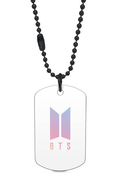 Hero Tasarım Bts Siyah Renk Künye / Kolye DFT384