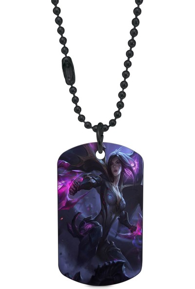 Hero Tasarım Adc Lol Siyah Renk Künye / Kolye DFT3209