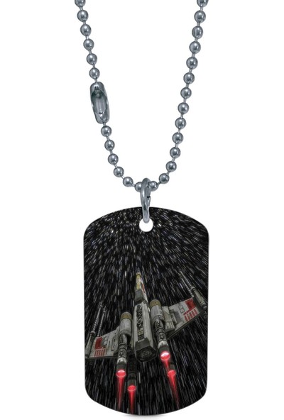 Hero Tasarım Star Wars Gümüş Renk Künye / Kolye DFT4780