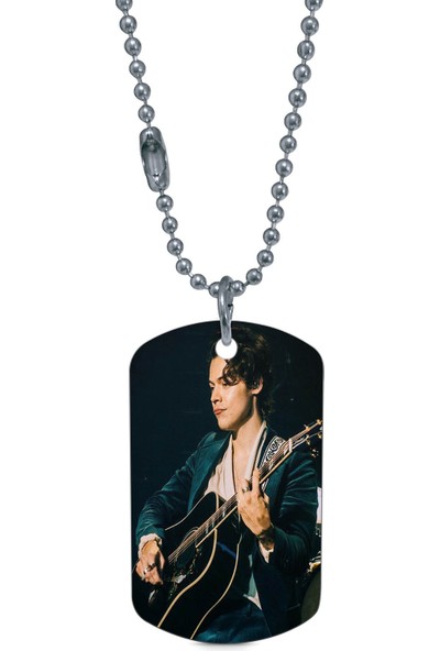 Hero Tasarım Harry Styles Gümüş Renk Künye / Kolye DFT2428