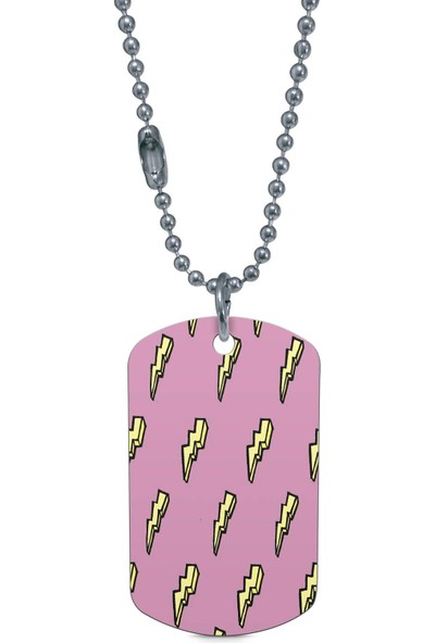 Hero Tasarım Flash Gümüş Renk Künye / Kolye DFT2909 Hero Tasarım Flash Gümüş Renk Künye / Kolye DFT2909