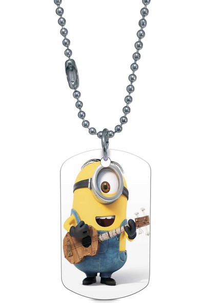 Hero Tasarım Minyon Gümüş Renk Künye / Kolye DFT3401
