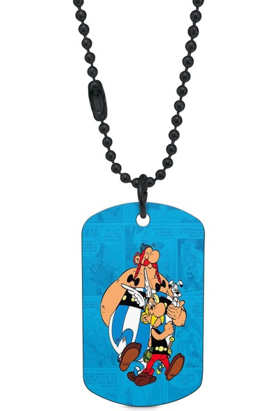 Hero Tasarım Obirix Siyah Renk Künye / Kolye DFT4357