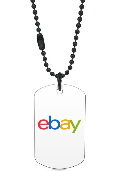 Hero Tasarım Ebay Siyah Renk Künye / Kolye DFT412
