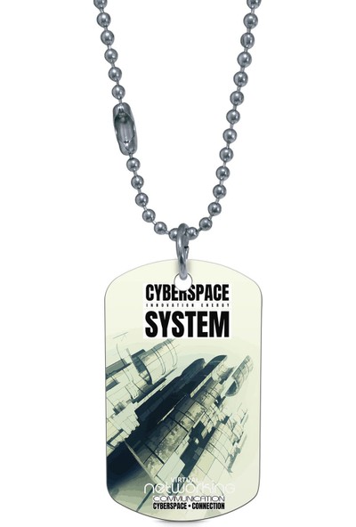 Hero Tasarım Cyberspace System Gümüş Renk Künye / Kolye DFT5139 Hero Tasarım Cyberspace System Gümüş Renk Künye / Kolye DFT5139