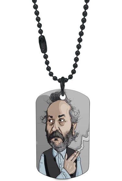 Hero Tasarım Behzat Ç. Siyah Renk Künye / Kolye DFT2915