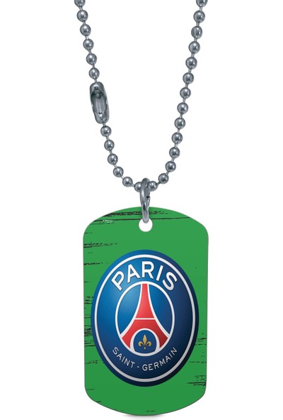 Hero Tasarım Psg Gümüş Renk Künye / Kolye DFT4446