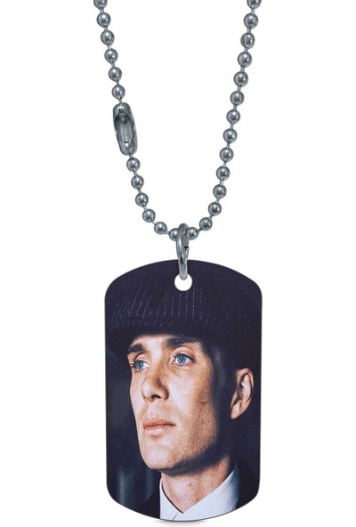 Hero Tasarım Thomas Shelby Gümüş Renk Künye / Kolye DFT3408 Hero Tasarım Thomas Shelby Gümüş Renk Künye / Kolye DFT3408