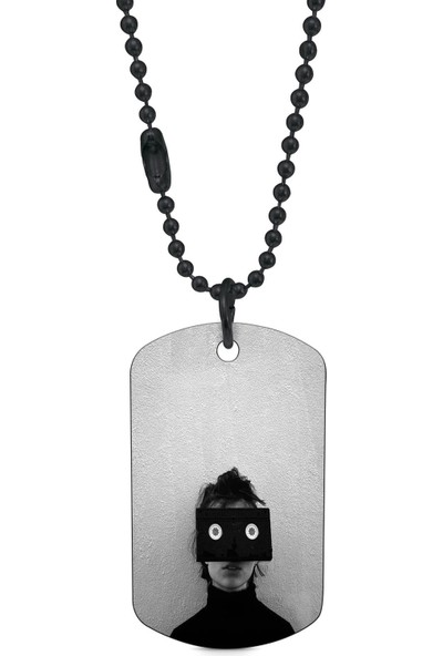 Hero Tasarım Mana Siyah Renk Künye / Kolye DFT3004 Hero Tasarım Mana Siyah Renk Künye / Kolye DFT3004