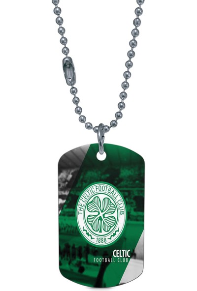 Hero Tasarım Celtic Gümüş Renk Künye / Kolye DFT4523