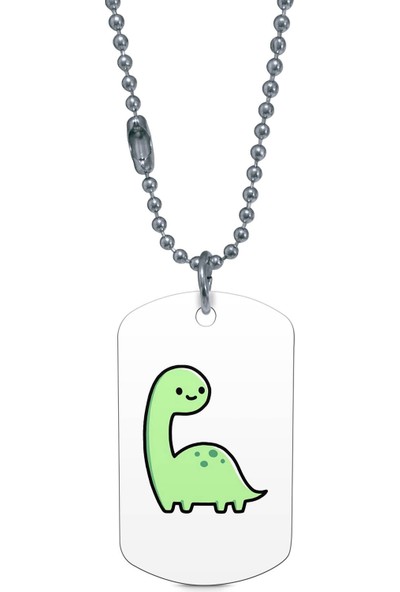 Hero Tasarım Ejderha Gümüş Renk Künye / Kolye DFT5768