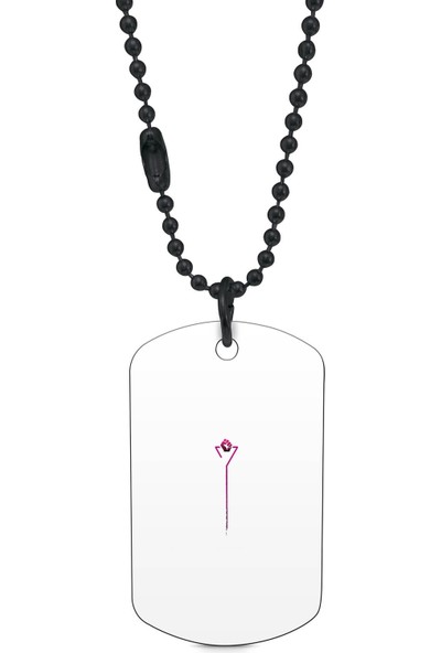 Hero Tasarım Revelation Siyah Renk Künye / Kolye DFT1009