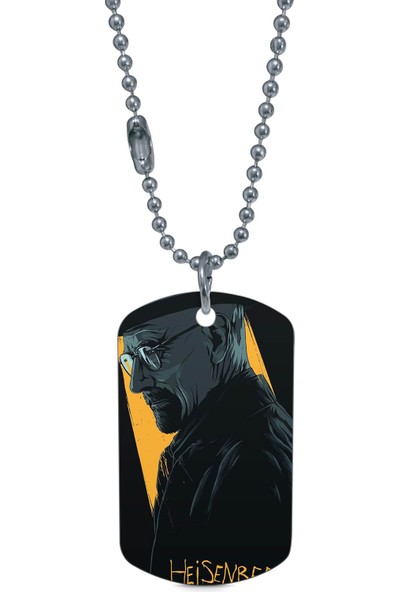 Hero Tasarım Breaking Bad Gümüş Renk Künye / Kolye DFT4306