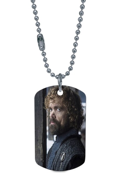 Hero Tasarım Game Of Thrones Gümüş Renk Künye / Kolye DFT2397 Hero Tasarım Game Of Thrones Gümüş Renk Künye / Kolye DFT2397