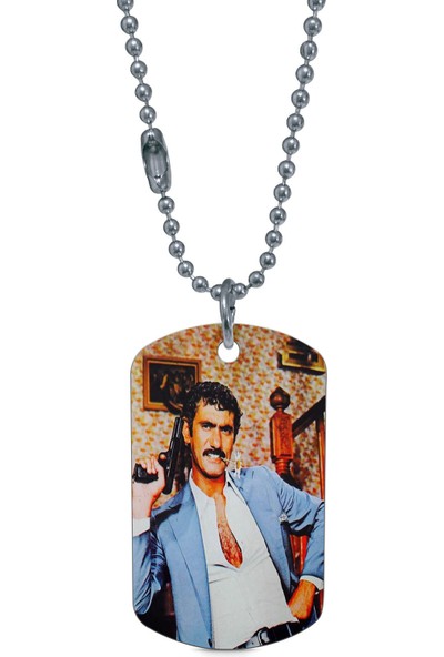 Hero Tasarım Yılmaz Güney Gümüş Renk Künye / Kolye DFT4215