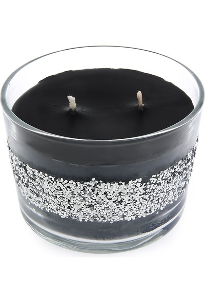 Miatamer % 100 Doğal Soya Wax ve Özel Aromaterapi Kokuları ile Doğal El Yapımı Simli Kase Mum Siyah Miatamer % 100 Doğal Soya Wax ve Özel Aromaterapi Kokuları ile Doğal El Yapımı Simli Kase Mum Siyah