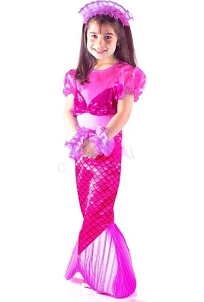 Alaska Deniz Kızı Kostümü Çocuk Kıyafeti Alaska Deniz Kızı Kostümü Çocuk Kıyafeti