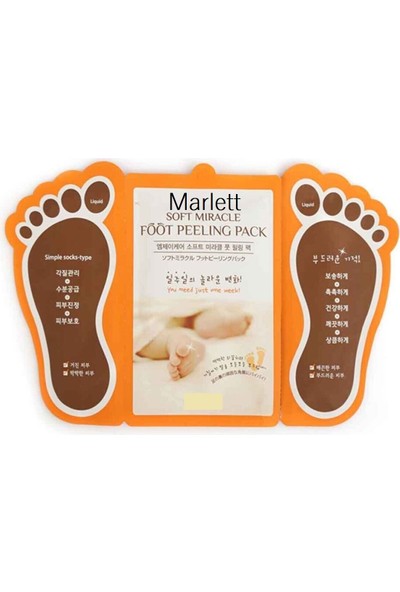 Soyulan Ayak Çorap Maske