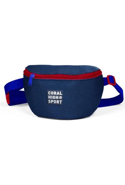 Coral High Sport Lacivert Kırmızı Bel Çantası 22619