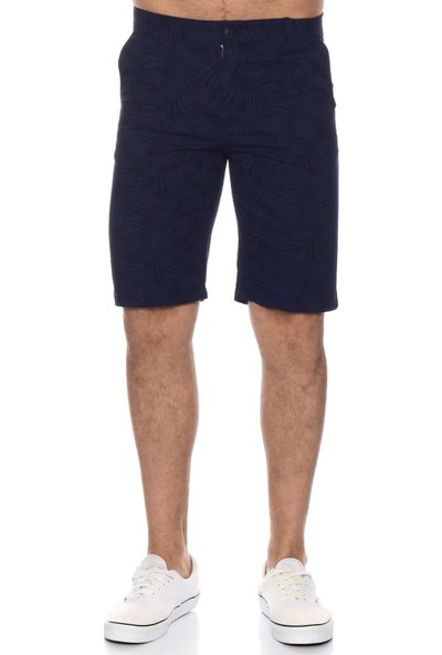 Limon Lacivert Kargo Şort