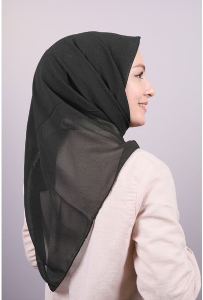 As Desenli Krep Eşarp - Desen-14 - Renk-05 As Desenli Krep Eşarp - Desen-14 - Renk-05
