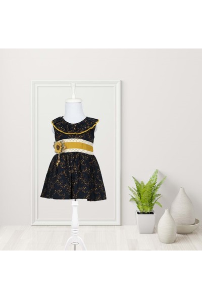 Flonte Kids Kız Çocuk Elbise Gül Nakışlı - Flonte Kids - Elbise - Sarı - 0-1 Yaş Flonte Kids Kız Çocuk Elbise Gül Nakışlı - Flonte Kids - Elbise - Sarı - 0-1 Yaş