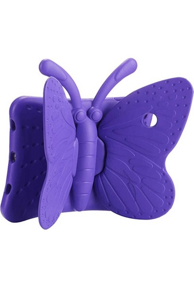 Kupa Apple iPad Pro 10.5 (7.nesil) Çocuk Tablet Kılıfı Kelebek Figür Standlı Tam Koruma Silikon Kupa Apple iPad Pro 10.5 (7.nesil) Çocuk Tablet Kılıfı Kelebek Figür Standlı Tam Koruma Silikon