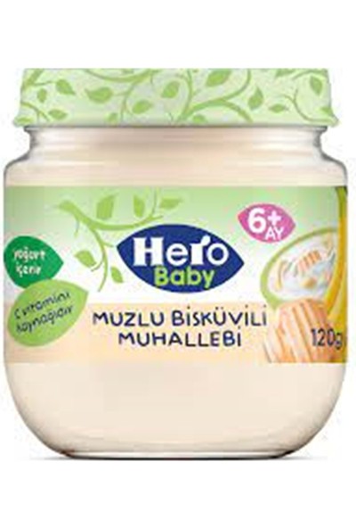 Hero Baby Mey.püreli Mama 120GR Muz.bisk.muhallebi