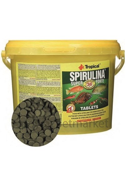 Tropical Super Spirulina Forte Tablets 200 Adet Tropical Super Spirulina Forte Tablets 200 Adet